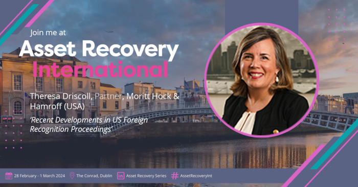 Theresa Driscoll Panelist For Informa Connect Asset Recovery ...